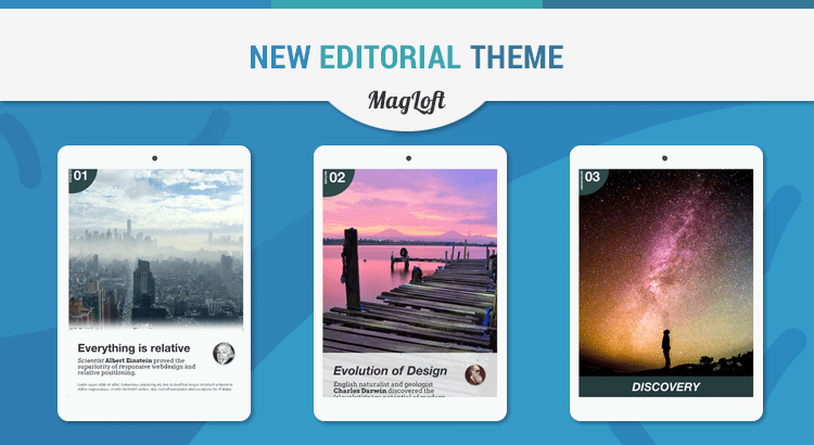 Responsive Parallax Theme for Digital Magazine Issues - Blog